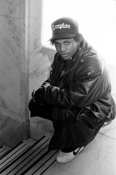 RAPPER EAZY-E APPEARS in a portrait taken on March 1, 1990 in New - Old ...
