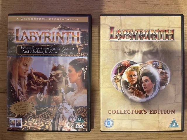 LABYRINTH - COLLECTORS Edition - 2 x DVDs - 1986 - David Bowie £14.99 ...
