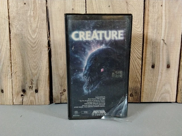 CREATURE (1985) VHS - FLAPS INTACT - Media - Klaus Kinski - (Horror Sci ...