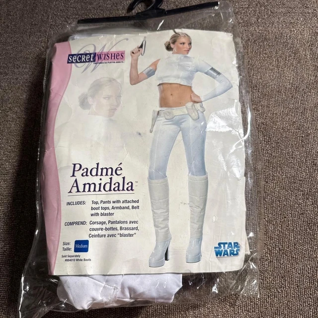 DISFRAZ STAR WARS Padme Amidala Talla M Accesorios de Maquillaje Usados ...