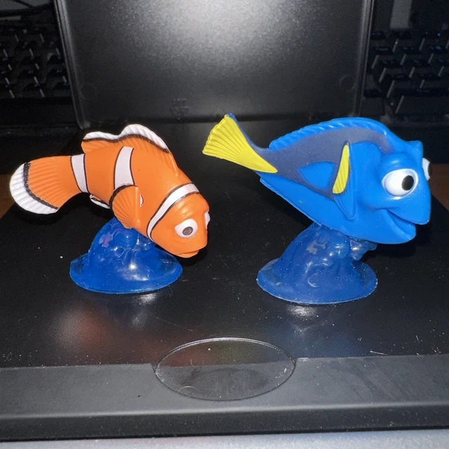 DISNEY PIXAR FINDING NEMO Action Figures NEMO & DORY Set of 2 Cake ...