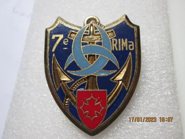 INSIGNE DU 7 Régiment d'Infanterie de Marine RIMa EUR 5,00 - PicClick FR