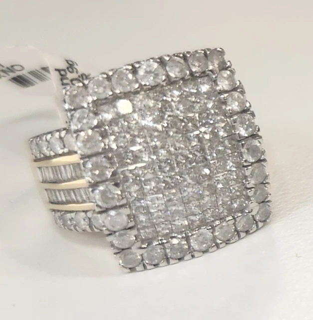 10K YELLOW GOLD Gangster Baguette Round Square Cut Large & Chunky ...