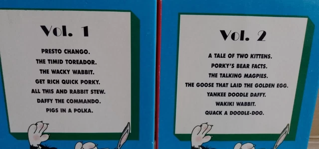 CARTOON FUNNY FARM VHS x2 PAL classic Warner Bugs Bunny Daffy Duck ...