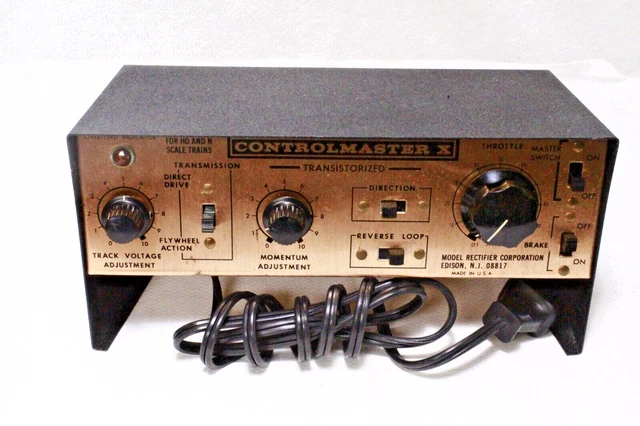TRAINMASTER X TRAIN Controller / Transformer By M.r.c. Lot #72 $74.95 ...