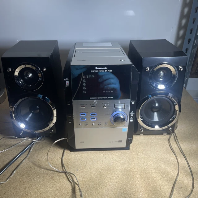 PANASONIC SA-PM29 HIFI System - 5 CD Changer book shelve speaker w ...