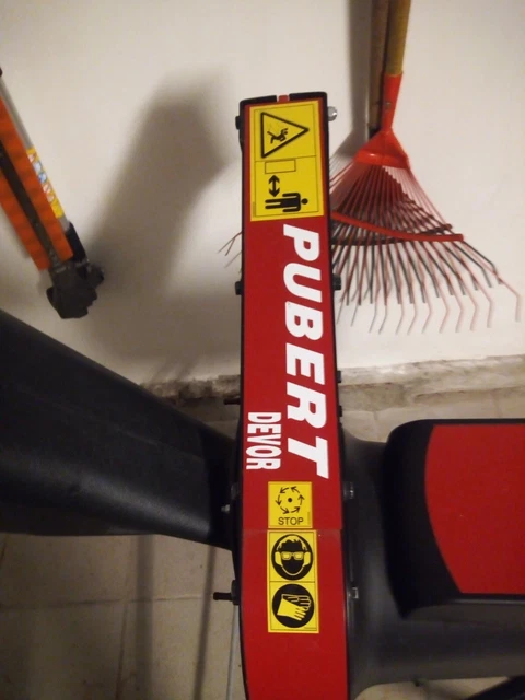 BROYEUR DE VÉGÉTAUX électrique PUBERT Devor X 2500E 2.5 KW 2800 tr/min ...