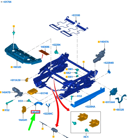 FORD RANGER T6 MK1 Front Seat Wiring Connector Bracket LHD 1913958 NEW GENUINE £14.00 - PicClick UK
