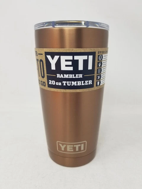 YETI RAMBLER 20 oz Tumbler, Vacuum Insulated with MagSlider Lid, Copper ...