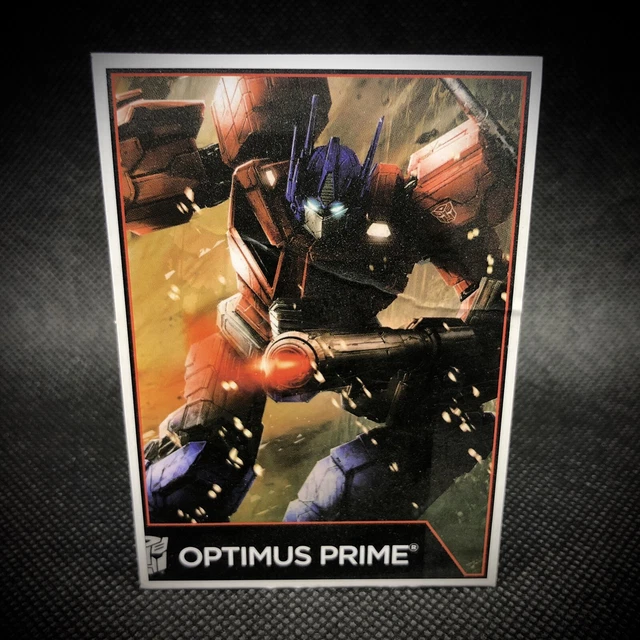 GENERATIONS TRANSFORMERS ACTION Figure Stat Card Optimus Prime DMG ...