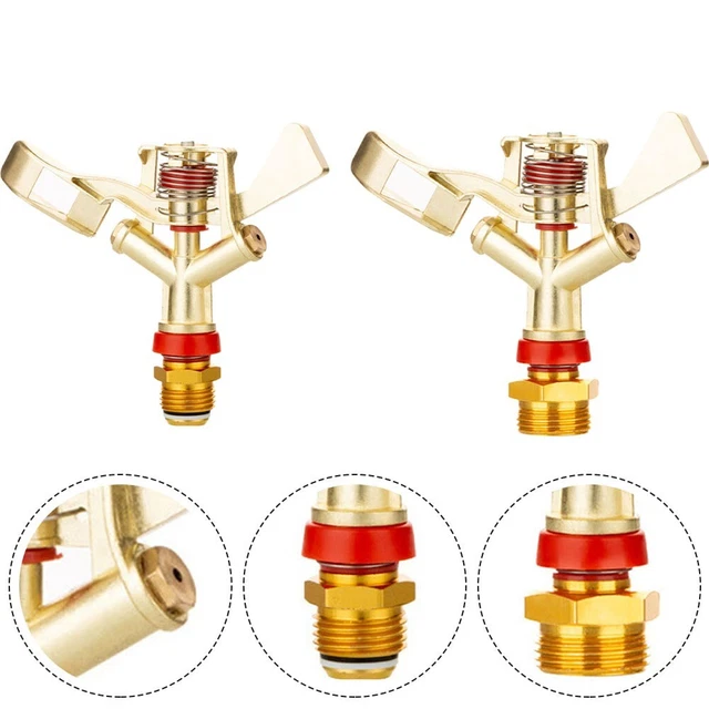 WIDE RANGE COVERAGE Sprinkler for Dust Suppression and Forage ...