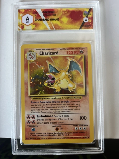 CHARIZARD CARTA POKEMON Set Base Autenticata EUR 1.500,00 - PicClick IT