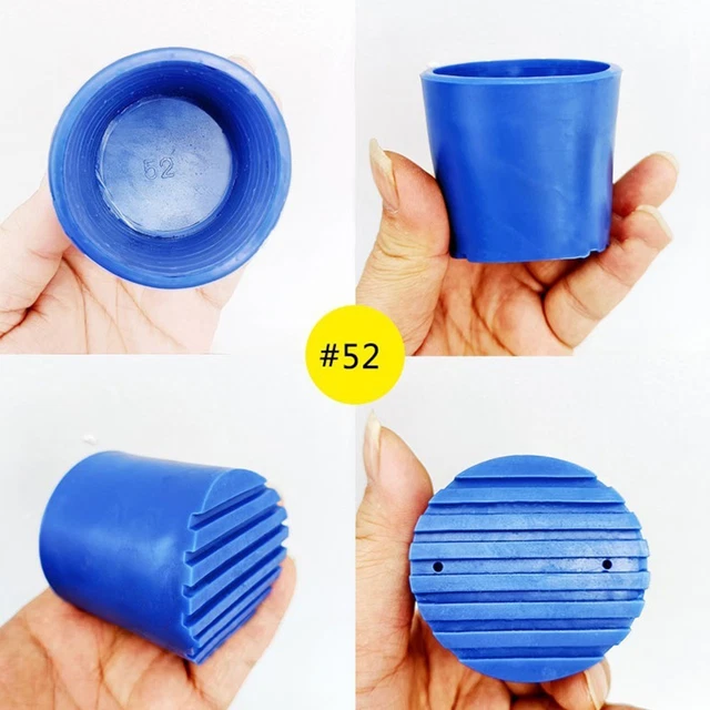 LADDER FOOT COVERS Rubber Anti Slip Pads for Stable Ladder Use 48mm ...