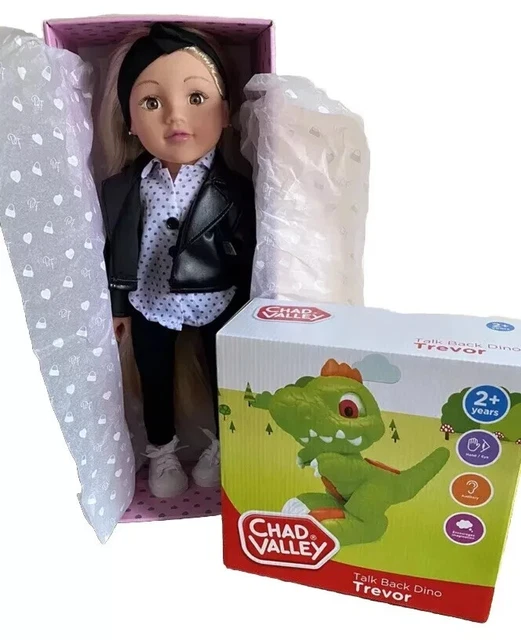 DESIGNAFRIEND CONNIE DOLL &Chad Valley Trevor Dinosaur Argos Advert ...