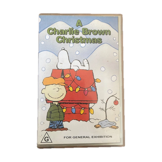 A CHARLIE BROWN Christmas VHS in Big Box Peanuts Classic Kids Video $29 ...