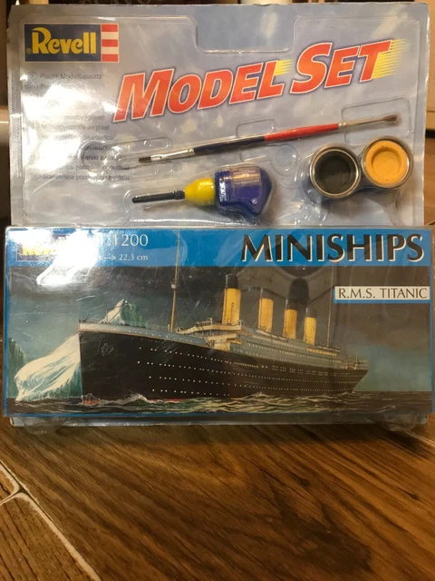 REVELL MINISHIPS MODEL SET - RMS TITANIC 1:1200 LENGTH 22.3cm NEW ...