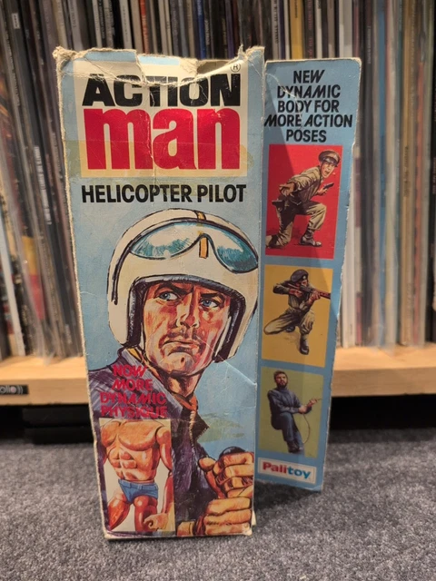 VINTAGE ACTION MAN Helicopter Pilot Box Palitoy 1980S £64.00 - PicClick UK