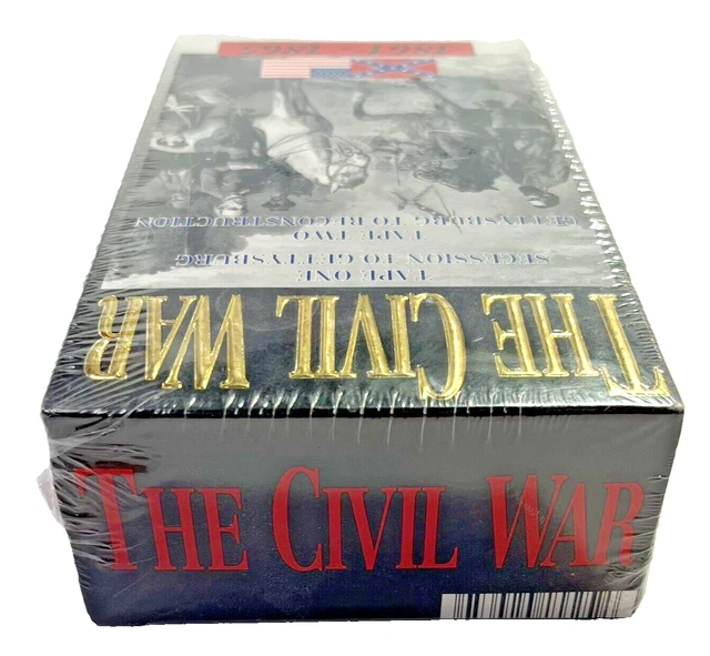 THE CIVIL WAR 1861-1865 Vintage VHS 1991 Two Tape Set New Factory ...