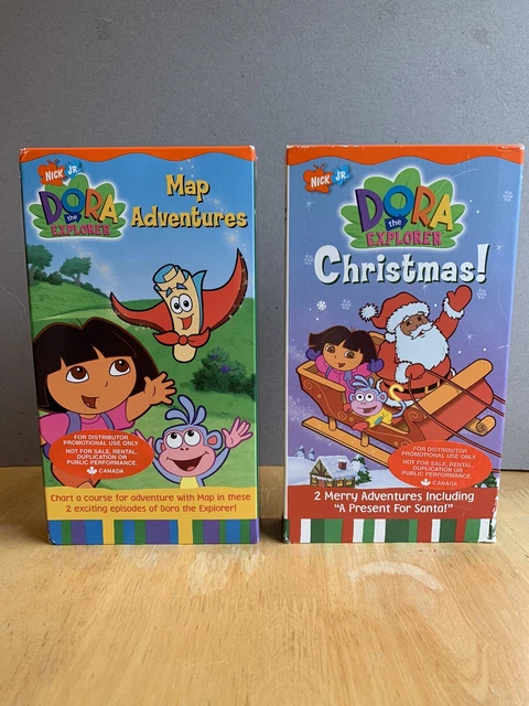 DORA THE EXPLORER VHS Tapes - Map Adventures & Christmas! EUR 2,44 ...