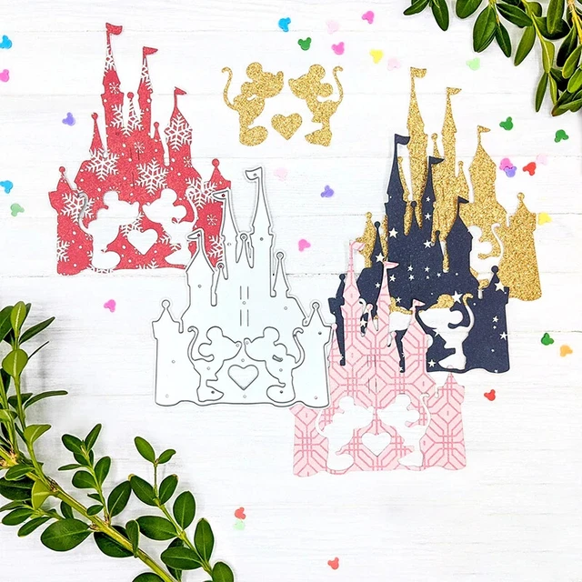 DISNEY LAND CASTLE Minnie Mickey Cut Mouse Craft Dies Die Metal Cutting ...