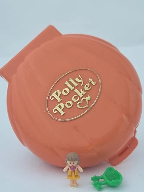 VINTAGE POLLY POCKET Tammy' Palm Tree Island 1993 Compact + turtle ...