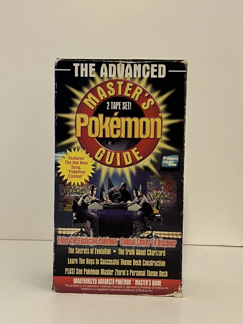 POKÉMON THE ADVANCED Masters Guide VHS Tapes From 2000 £12.25 - PicClick UK