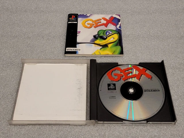 RARE GEX 2D Playstation 1 PS1 PSne jeu rare Crystal Dynamics Retro EUR ...