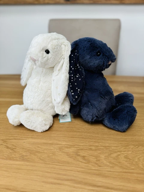 JELLYCAT MEDIUM STARDUST and Twinkle Bunny BNTW £91.00 - PicClick UK