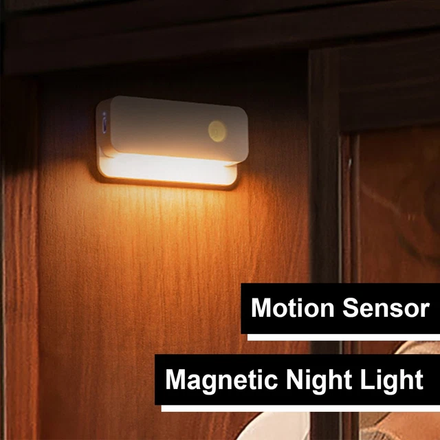 SENSOR LED NIGHT Light Magnetic Motion Smart Lamps Wireless ...