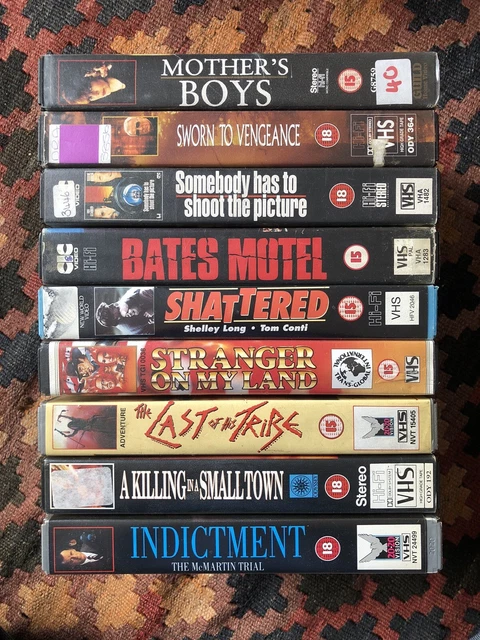 TV MOVIE VHS Rental Job Lot Horror Drama Thriller £35.00 - PicClick UK