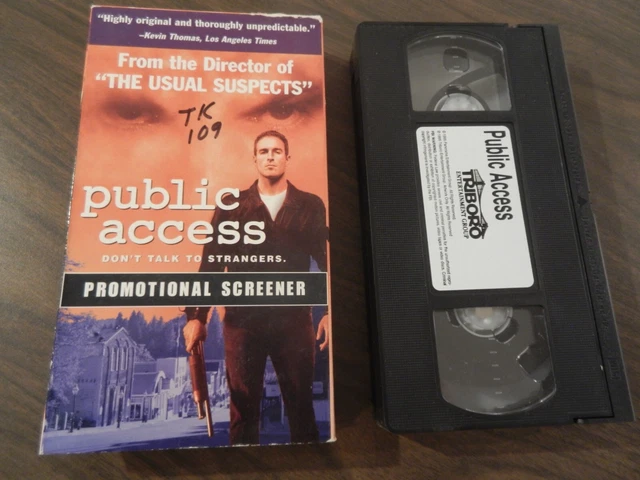 PUBLIC ACCESS PROMO Screener Vhs Bryan Singer 1995 Triboro Ron ...