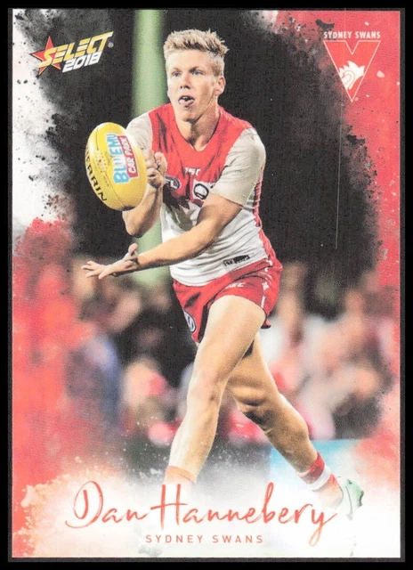 AFL 2018 SELECT Sydney Swans Dan Hannebery 188 4 Football Sport Card CB ...