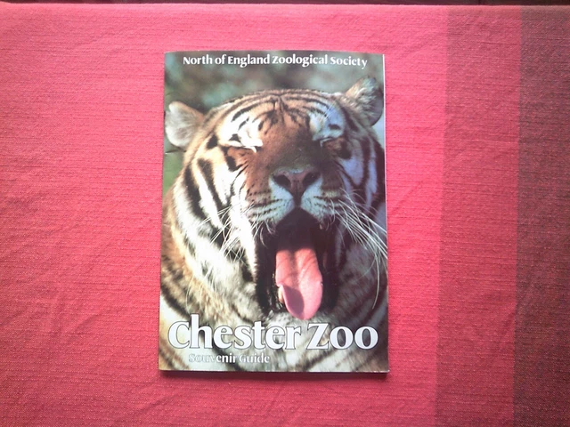 CHESTER ZOO GUIDE 1984 Zoological Society Photographs Map History Rare ...