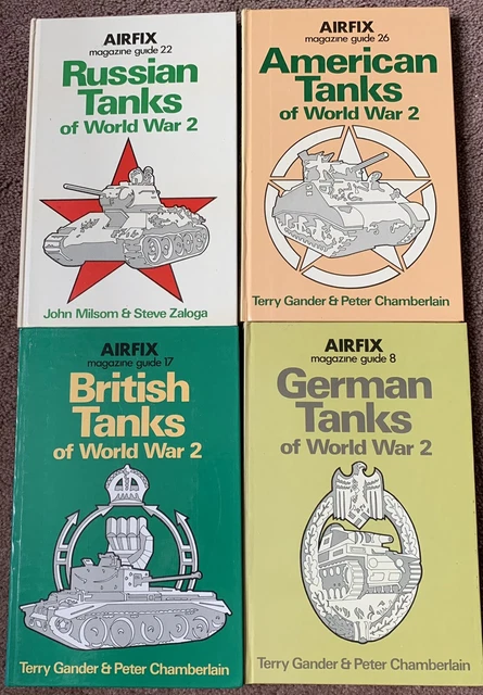 BOOKS: AIRFIX MAGAZINE Guides British, American, Russian & German Tanks ...