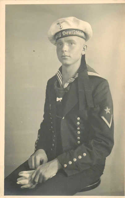 FOTO DEUTSCHER MATROSE Schiff Deutschland Uniform Kriegsmarine 2 ...