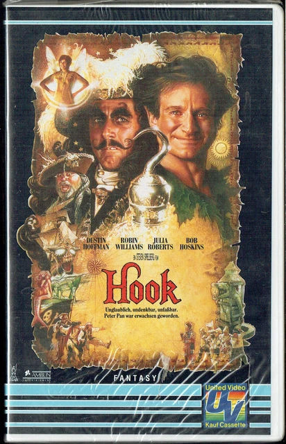 (VHS) HOOK - Dustin Hoffman, Robin Williams, Julia Roberts, Bob Hoskins ...