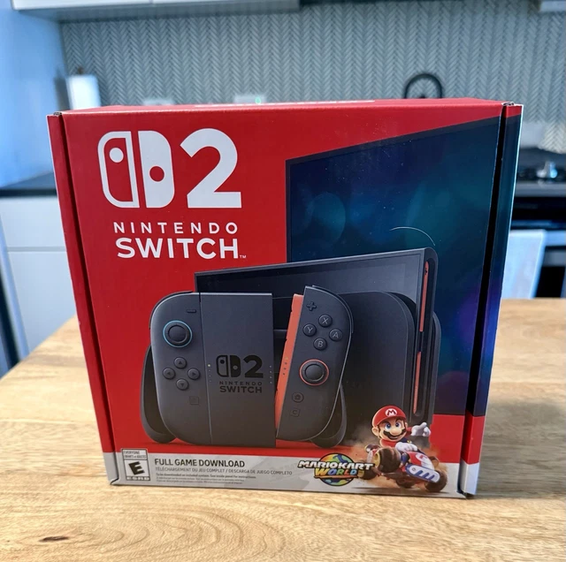 NINTENDO SWITCH 2 Handheld Console System w/ Mario Kart World Bundle ...