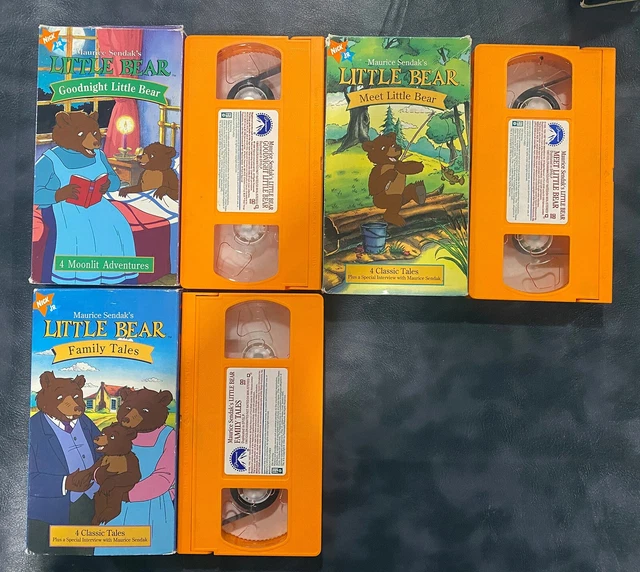 VHS: LITTLE BEAR: Family Tales/Meet/Goodnight: Nickelodeon Nick Jr lot ...