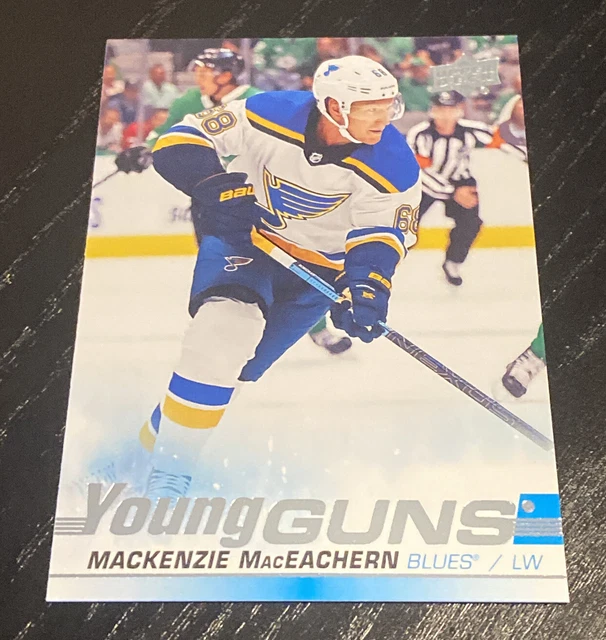 2019-20 UPPER DECK Young Guns recrue Mackenzie MacEachern St. Louis ...