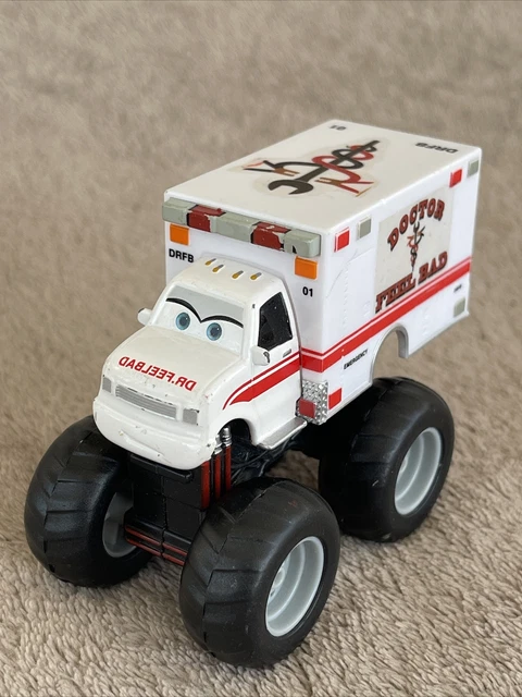DISNEY PIXAR CARS Monster Truck DR DOCTOR FEELBAD 1:64 DIECAST WRASSLER ...