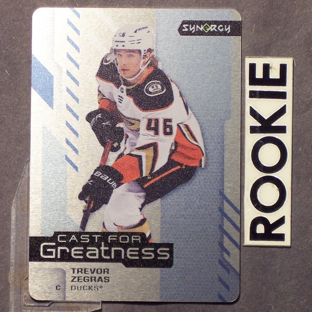 TREVOR ZEGRAS 2021-22 Synergy Cast for Greatness ROOKIE #CG32 Anaheim ...