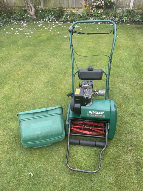 QUALCAST CLASSIC 35S Petrol Self Propelled mower. £240.00 - PicClick UK