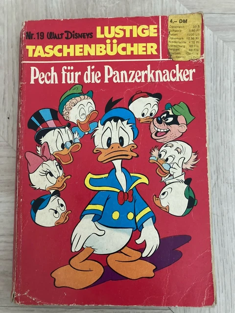 WALT DISNEYS LUSTIGE Taschenbücher Nr 19 Pech Für Die Panzerknacker EUR ...