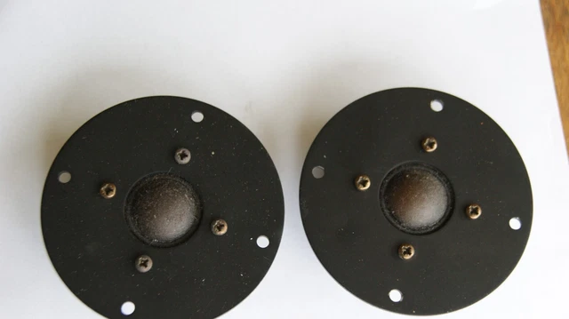 PAIRE DE TWEETERS Audax Hd100 D25 Dôme Tissu Very Nice EUR 49,00 ...