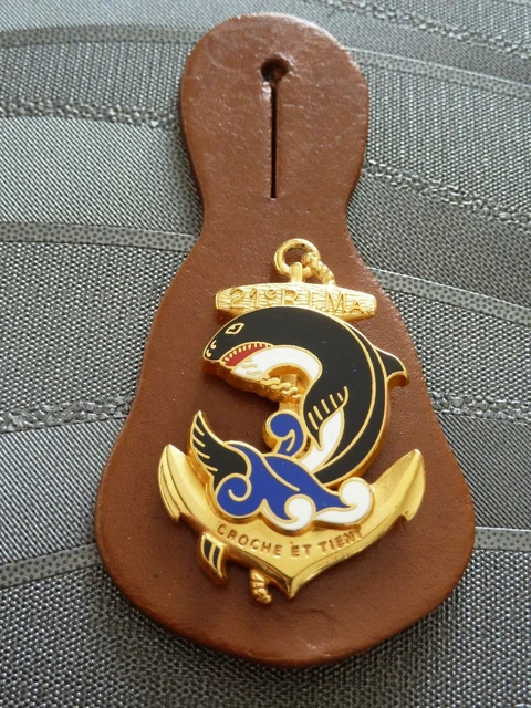 ORIGINAL MILITAIRE INSIGNE 21° Regiment D'infanterie De Marine / Delsart Tbe EUR 6,90 - PicClick DE