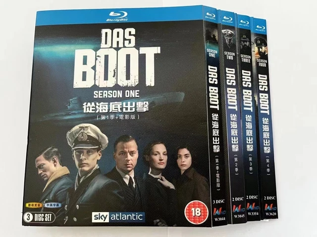 DAS BOOT:SEASON 1-4 TV Series+Movie Blu-Ray DVD BD 9 Disc All Region ...