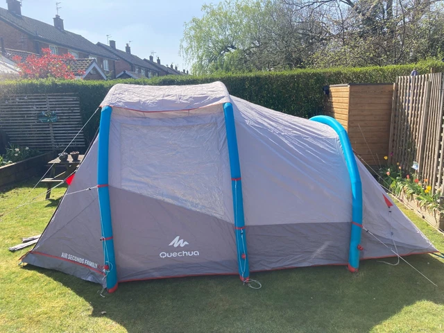 DECATHLON QUECHUA AIR Seconds inflatable tent 4.1 XL . Collect only ...
