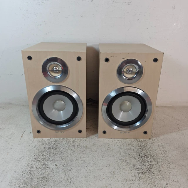 SONY BOOKSHELF STEREO Speakers SS-CGPX5 Compact Hi-Fi Pair 30w Tested ...