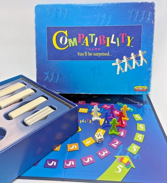 VINTAGE SPEARS GAMES Compatibility Board Game 1996 Free P&P Fun Friends ...