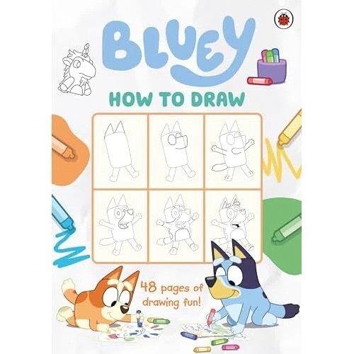 BLUEY: HOW TO Draw - Paperback NEW Bluey 18/07/2024 £8.33 - PicClick UK